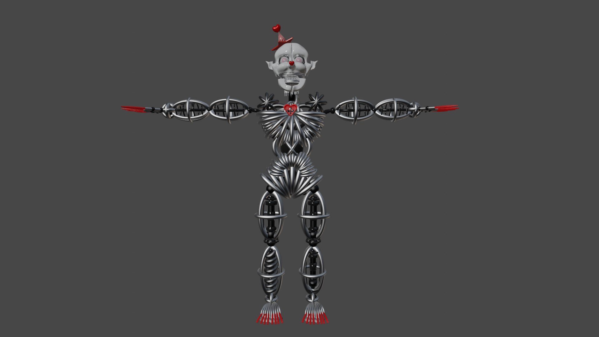 3D Model Jack O Hearts Ennard - TurboSquid 2225072