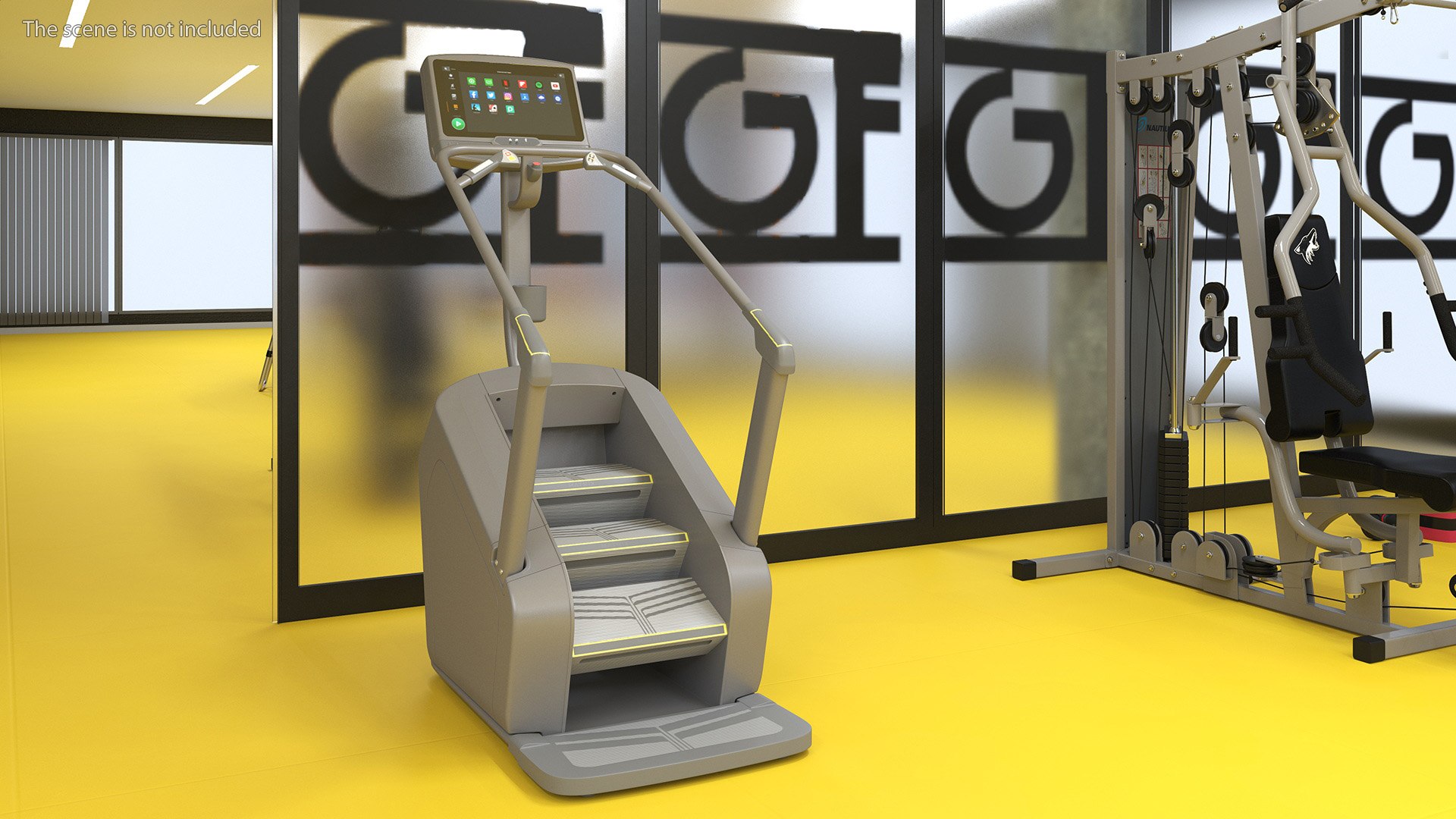 Stair Stepping Workout Machine 3D Model - TurboSquid 2065854