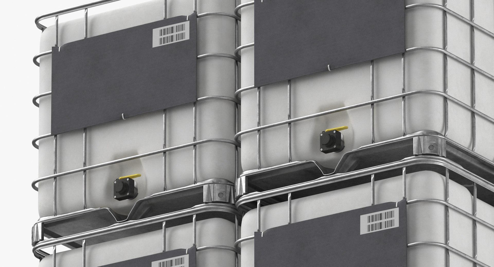 3D Cargo IBC Totes Single and Stacked - TurboSquid 1975656