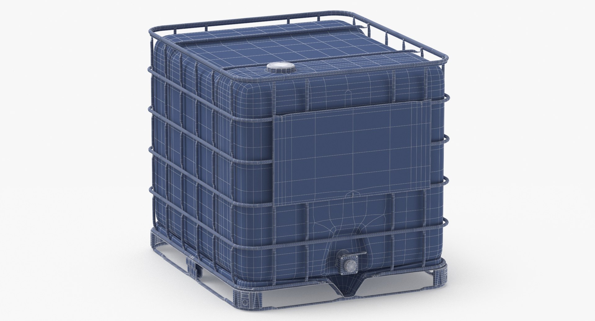 3D Cargo IBC Totes Single and Stacked - TurboSquid 1975656