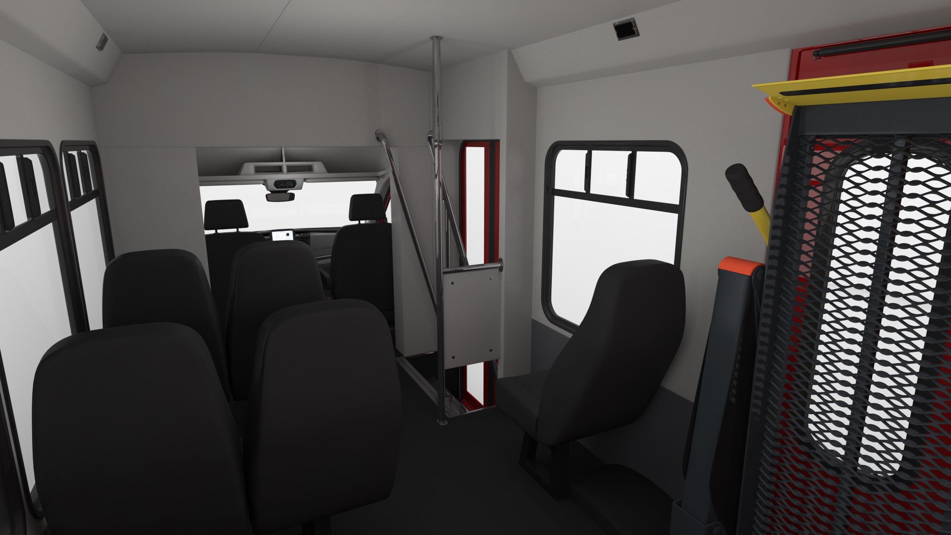 3D Passenger Shuttle Bus Rigged for Maya model - TurboSquid 2051750