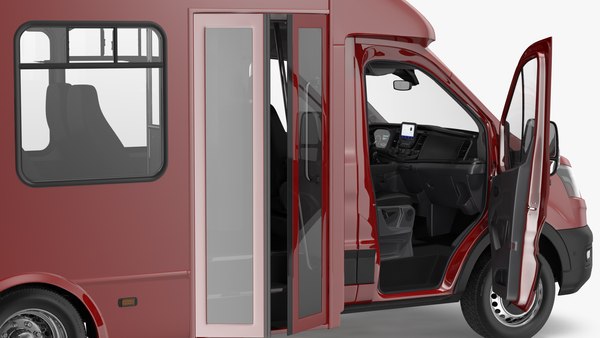 Maya용으로 조작된 여객 셔틀 버스 3D 모델 - TurboSquid 2051750