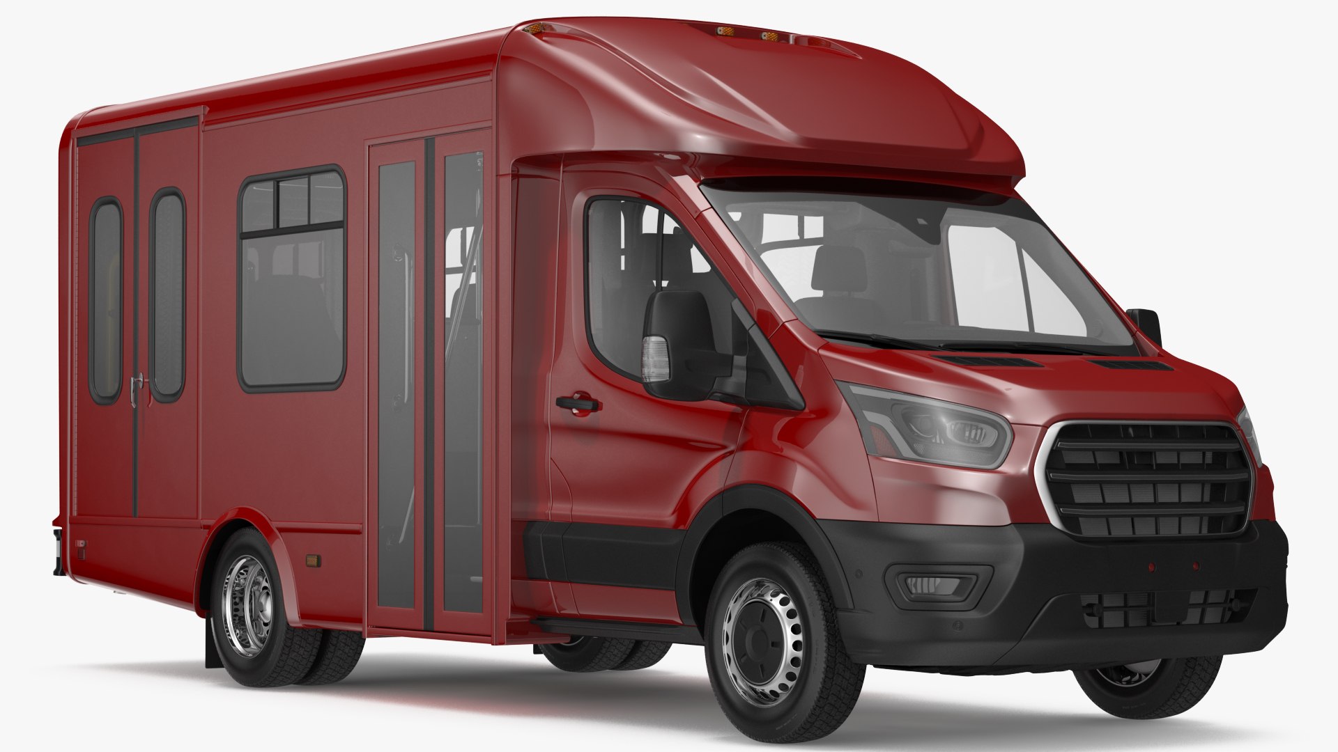 3D Passenger Shuttle Bus Rigged for Maya model - TurboSquid 2051750