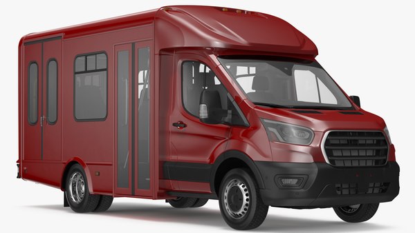 Maya용으로 조작된 여객 셔틀 버스 3D 모델 - TurboSquid 2051750