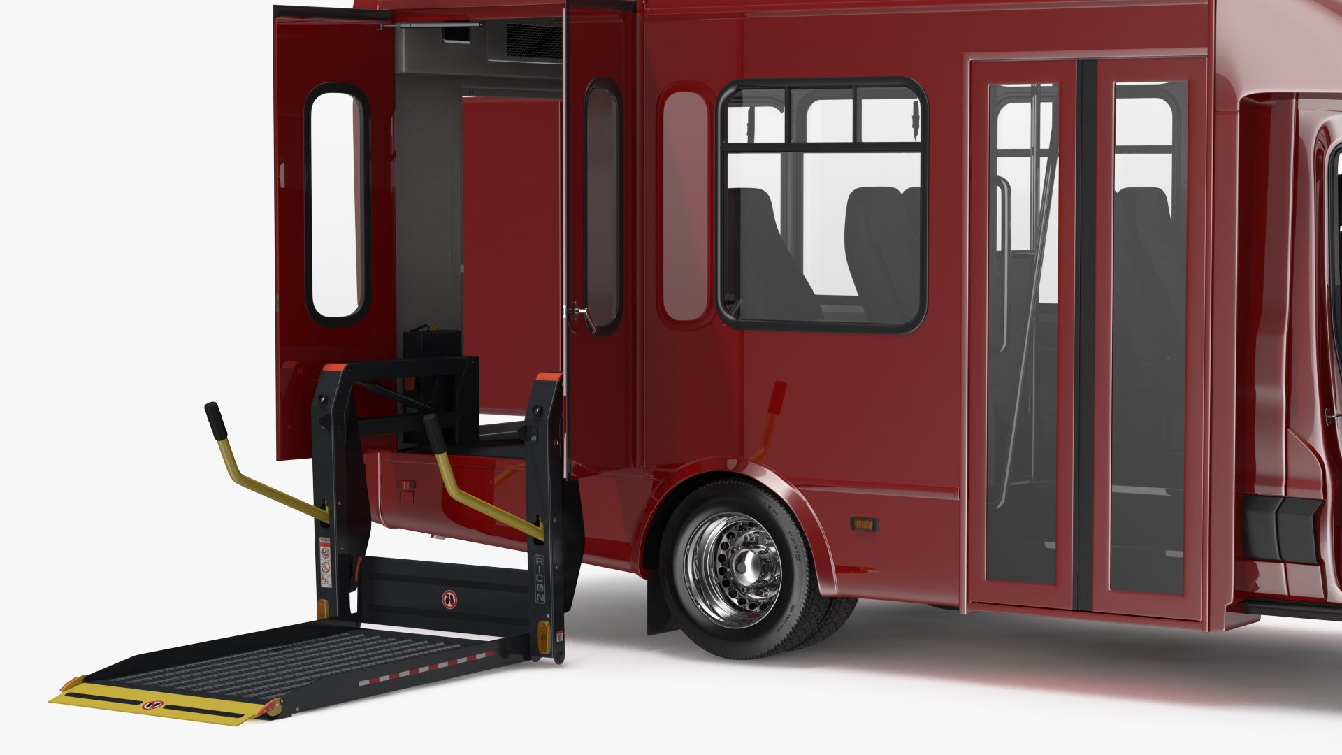 3D Passenger Shuttle Bus Rigged for Maya model - TurboSquid 2051750