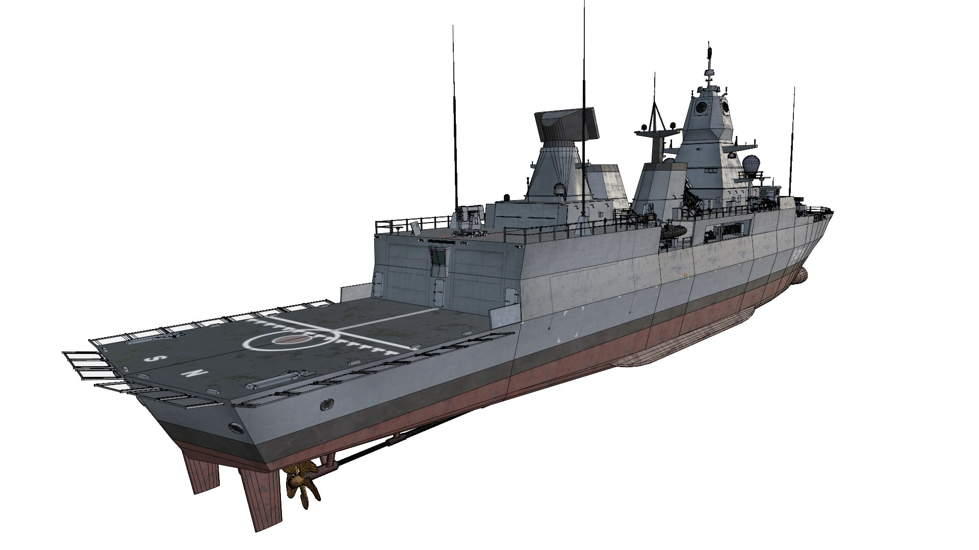 Modern German Navy Game Ready Collection - TurboSquid 2294180