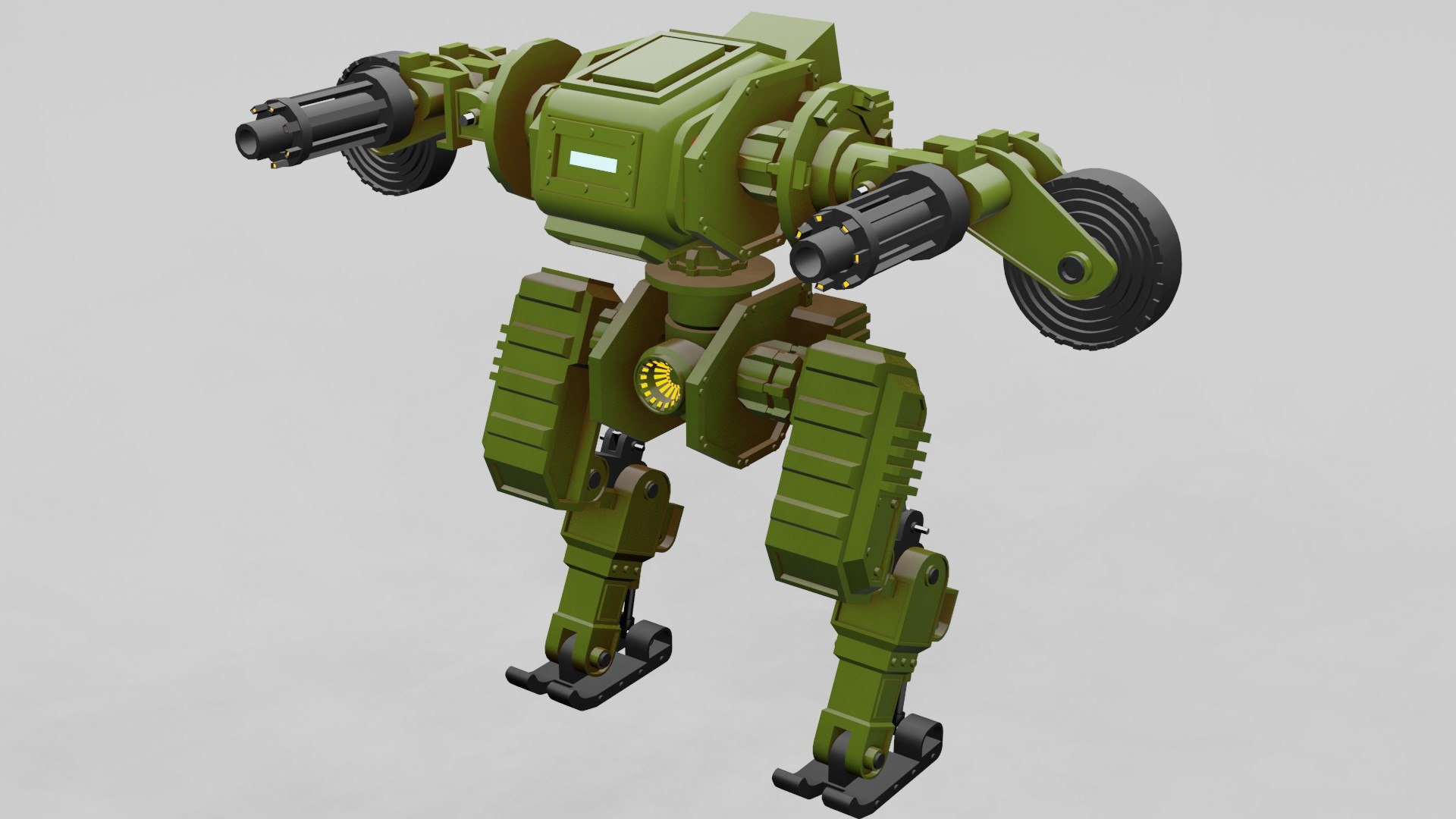3D Mech military figure 20 cm scale for 3d printing model - TurboSquid ...