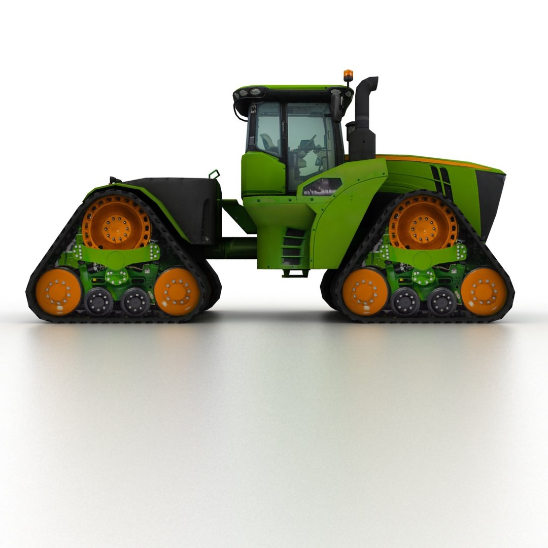 3D Green Tractor - TurboSquid 1270262