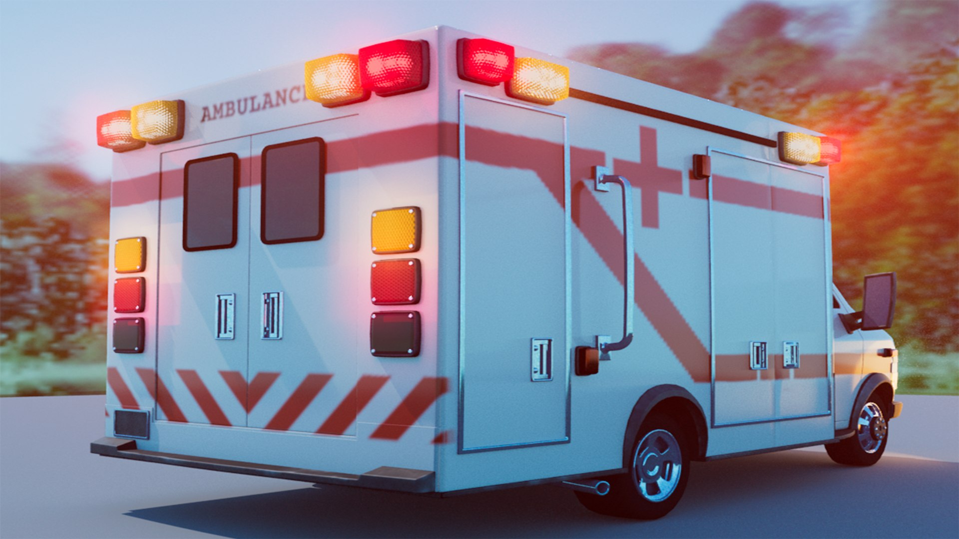 Ambulance 3D Model - TurboSquid 1728383