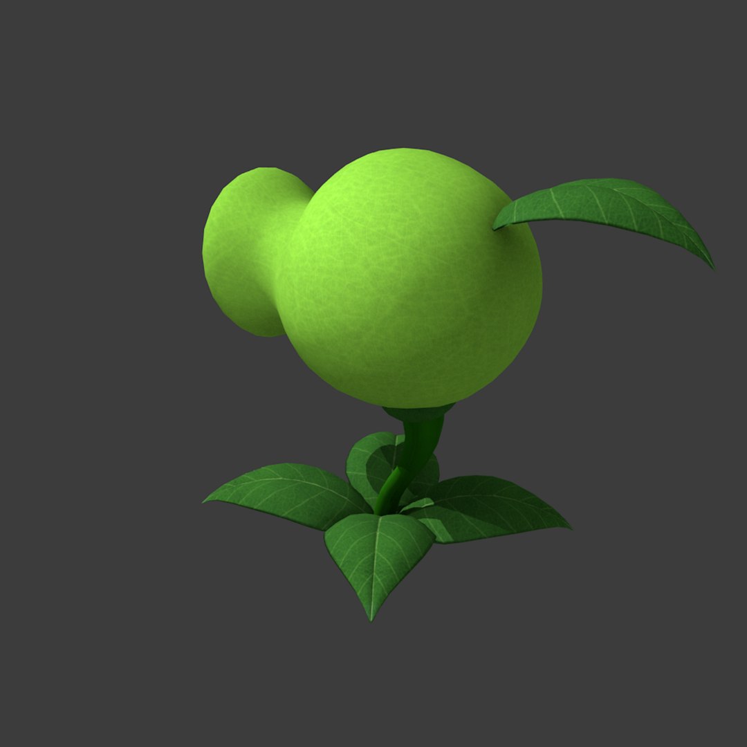 Peashooter 3D Model - TurboSquid 1972979