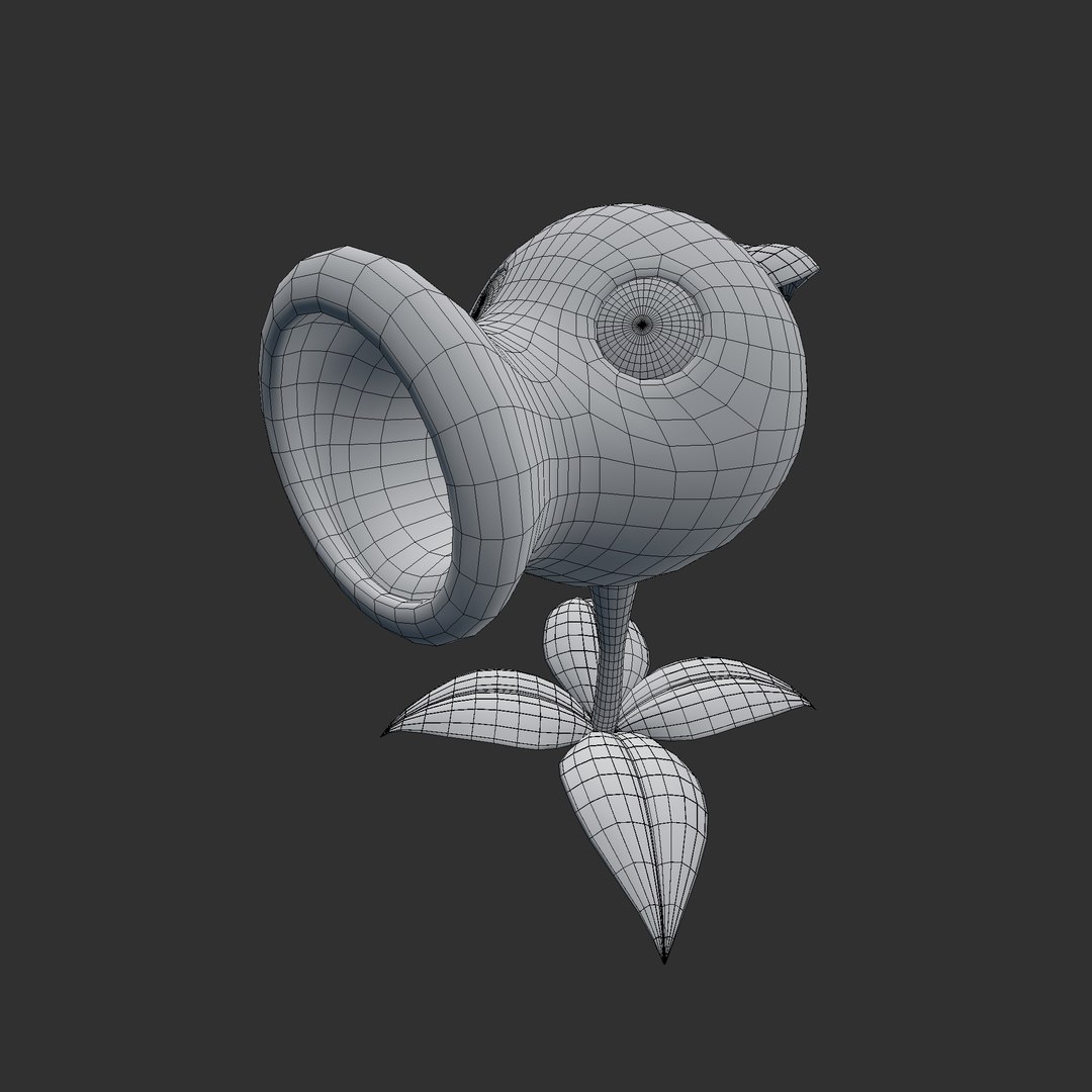 Peashooter 3D Model - TurboSquid 1972979