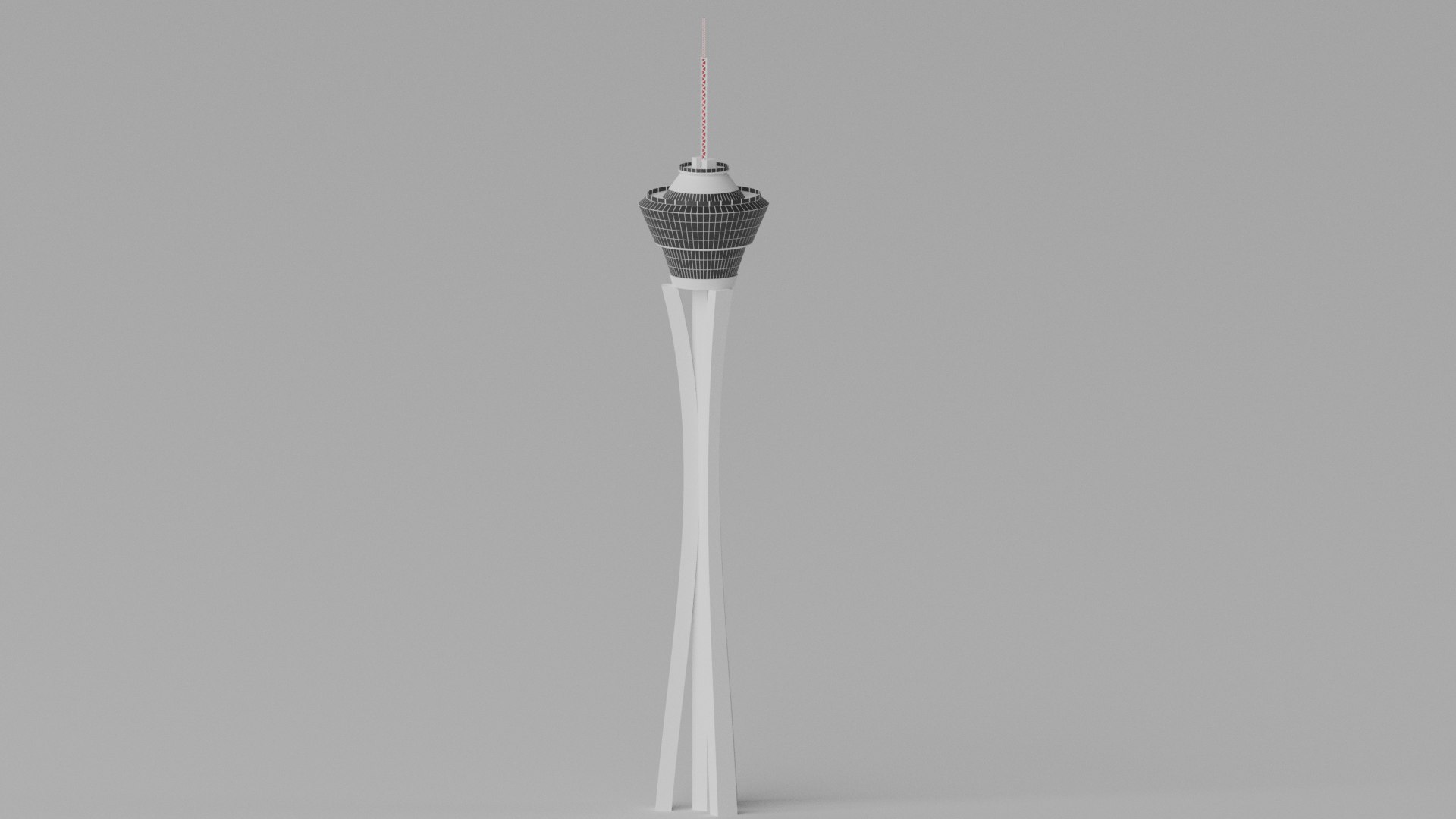 The Strat Tower Stratosphere Las Vegas 3D Model - TurboSquid 2257655