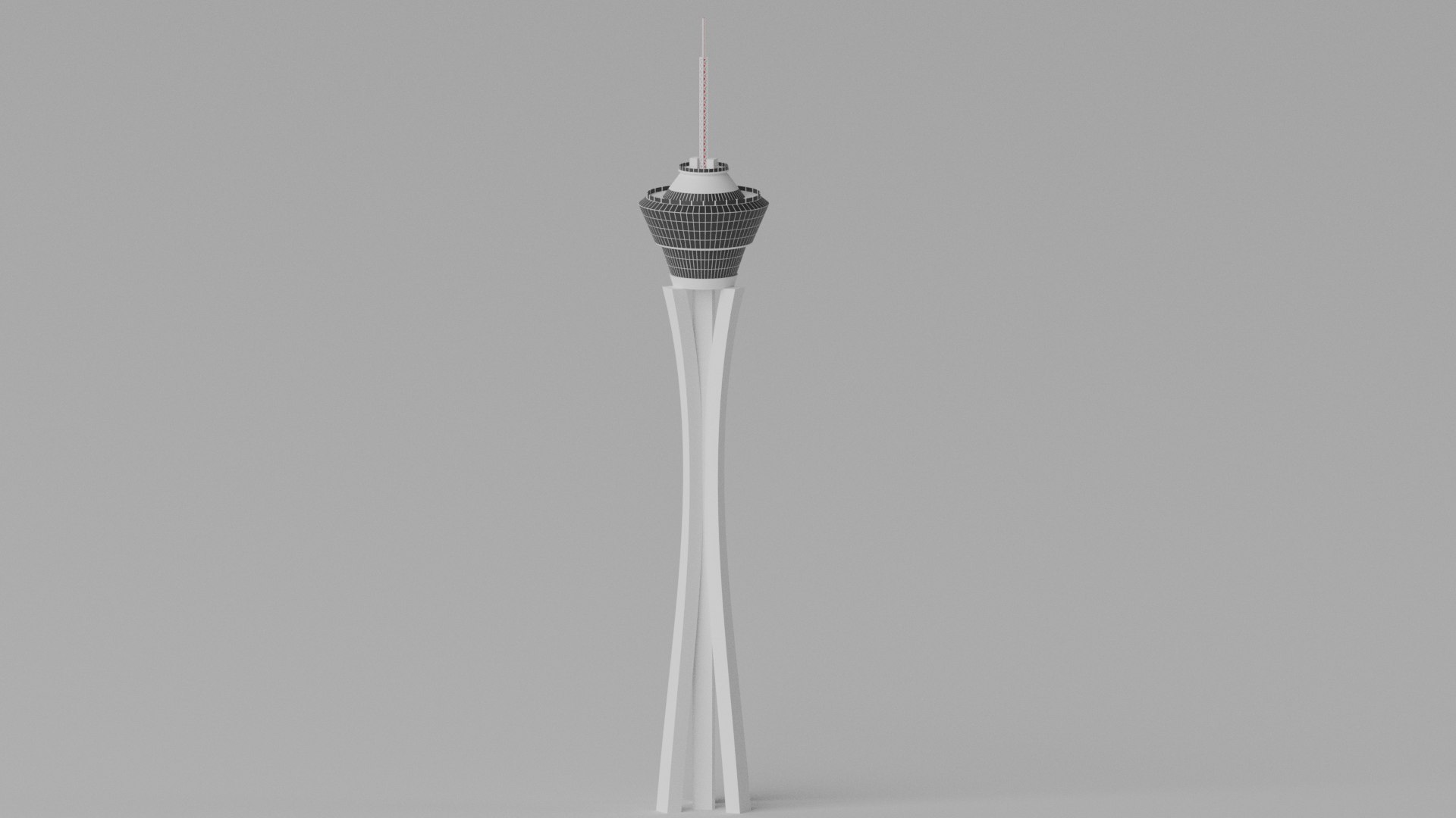 The Strat Tower Stratosphere Las Vegas 3D Model - TurboSquid 2257655