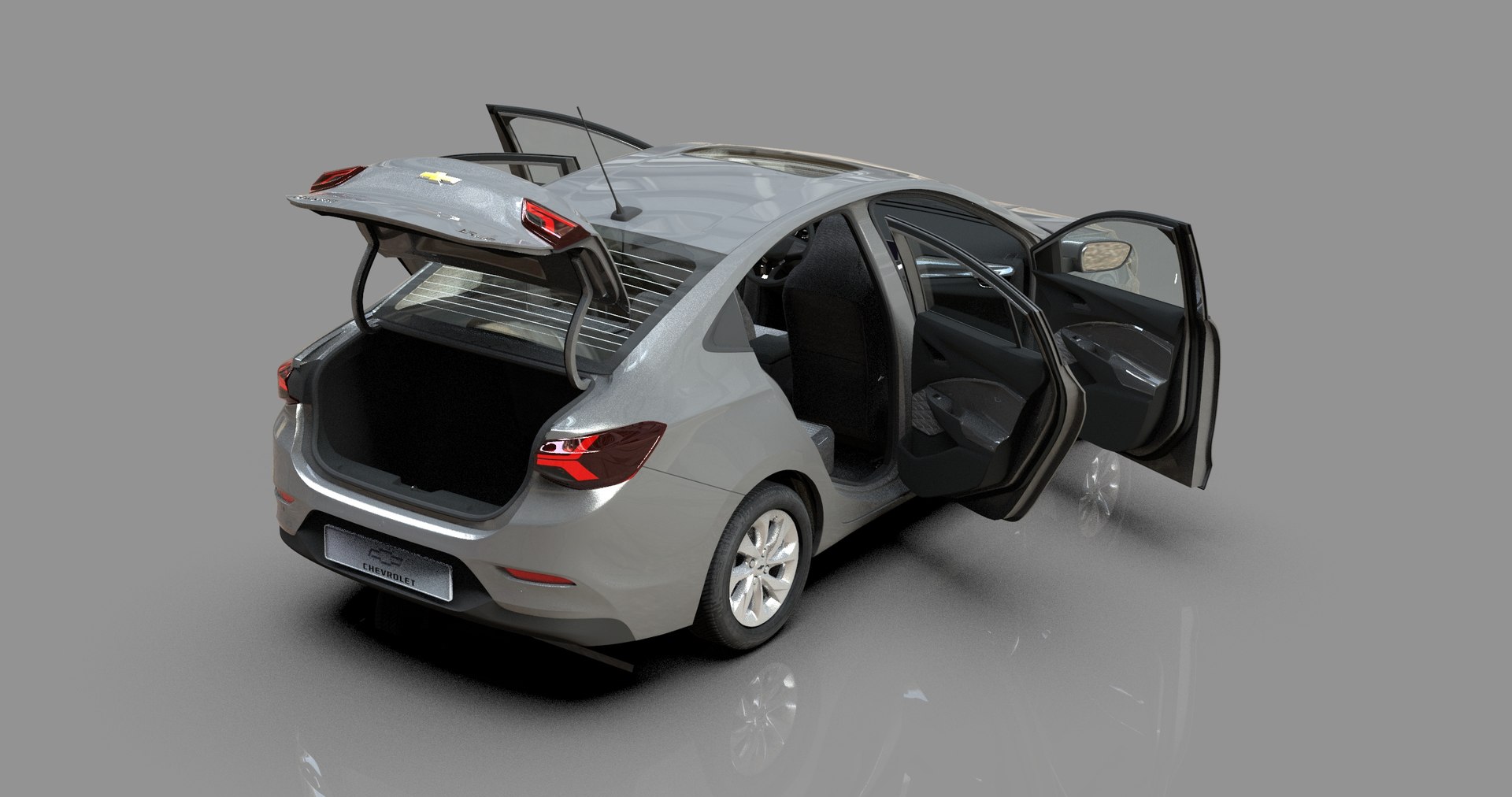 3D Chevrolet Onix 2020 HQinterior Model - TurboSquid 2212249