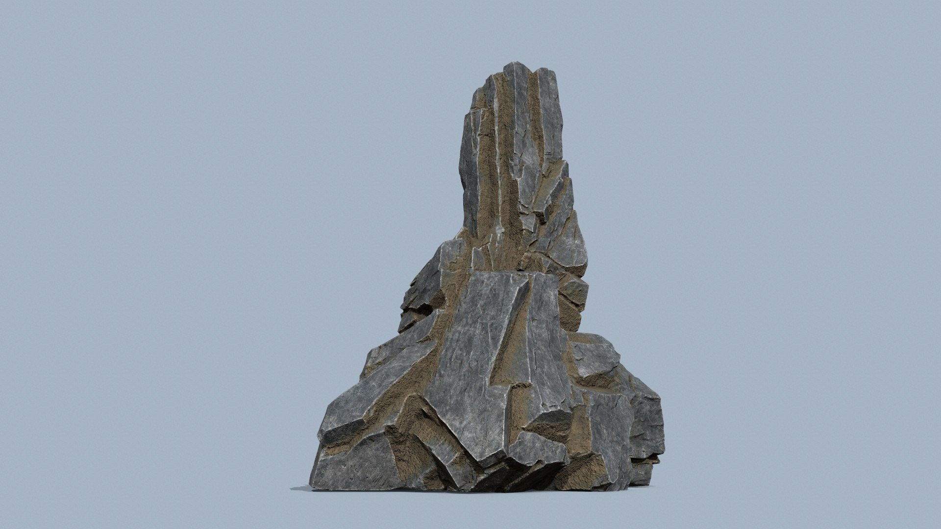 3D Cliff Rocks Model - TurboSquid 2211604