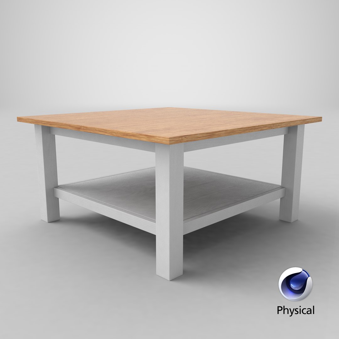 Coffee Table 3 - Bamboo-Pine Wood 3D Model - TurboSquid 2045283