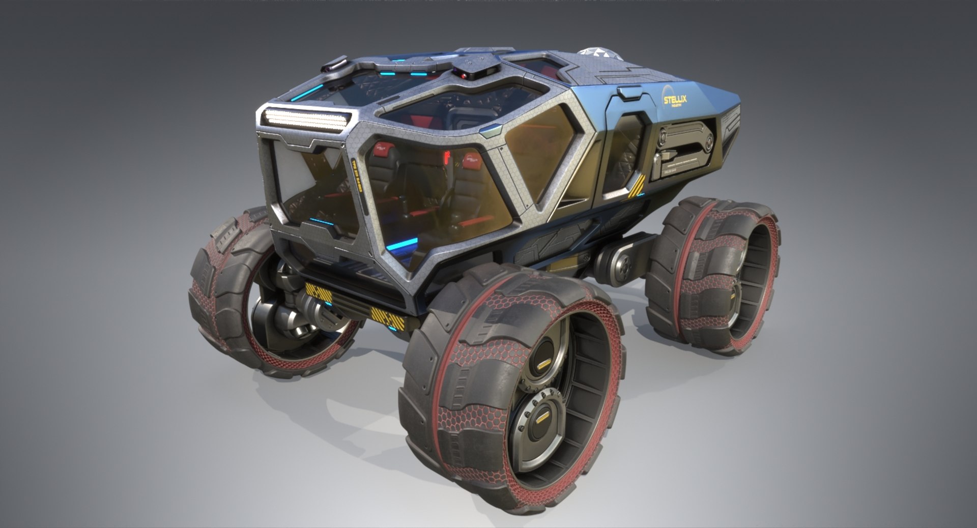 Sci-fi vehicle 3D model - TurboSquid 1345689