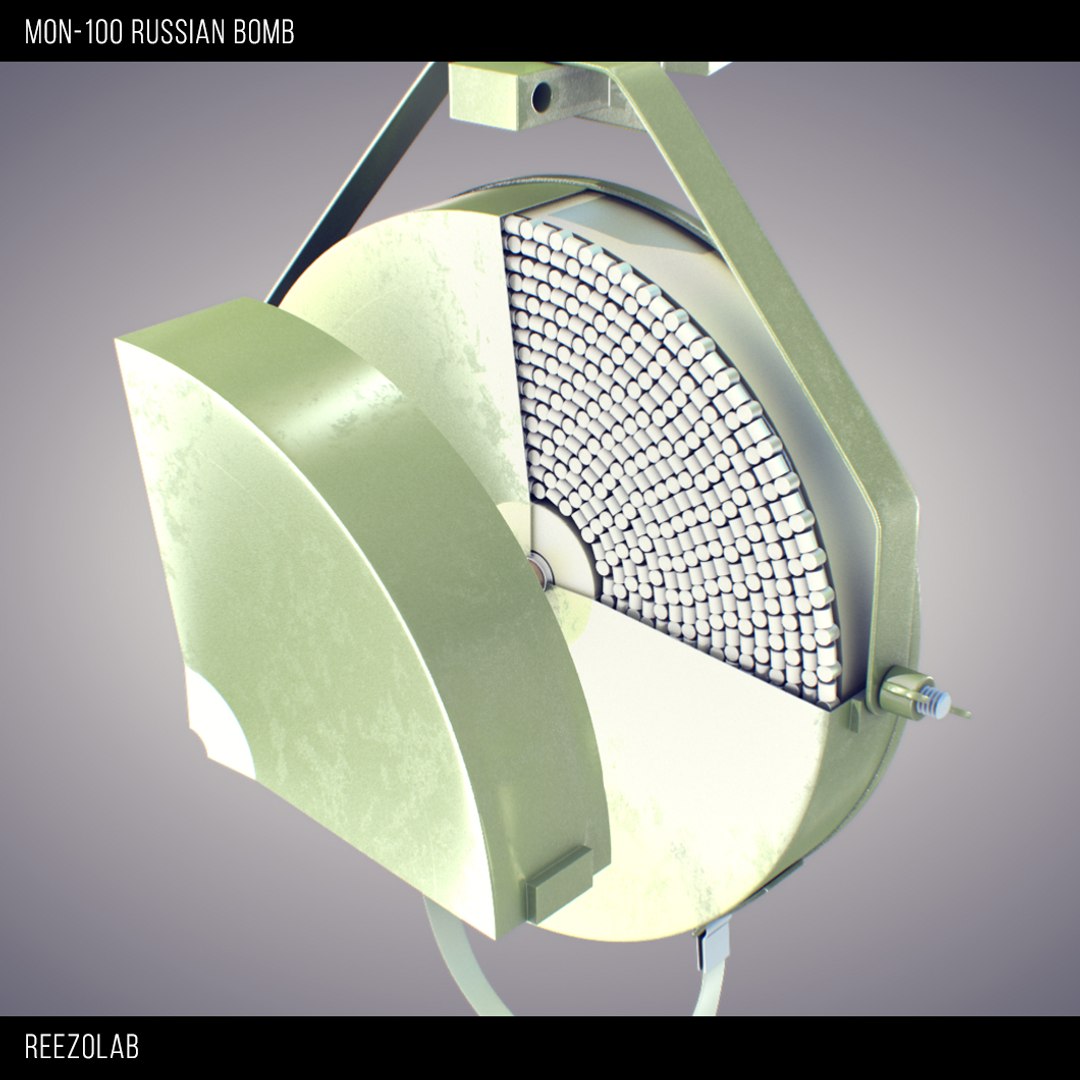 3d 100 Mon Bomb Model