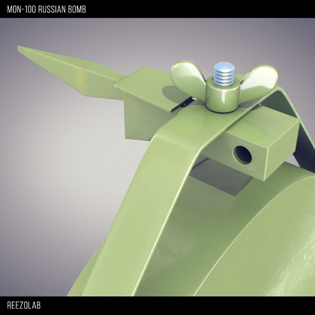 3d 100 Mon Bomb Model