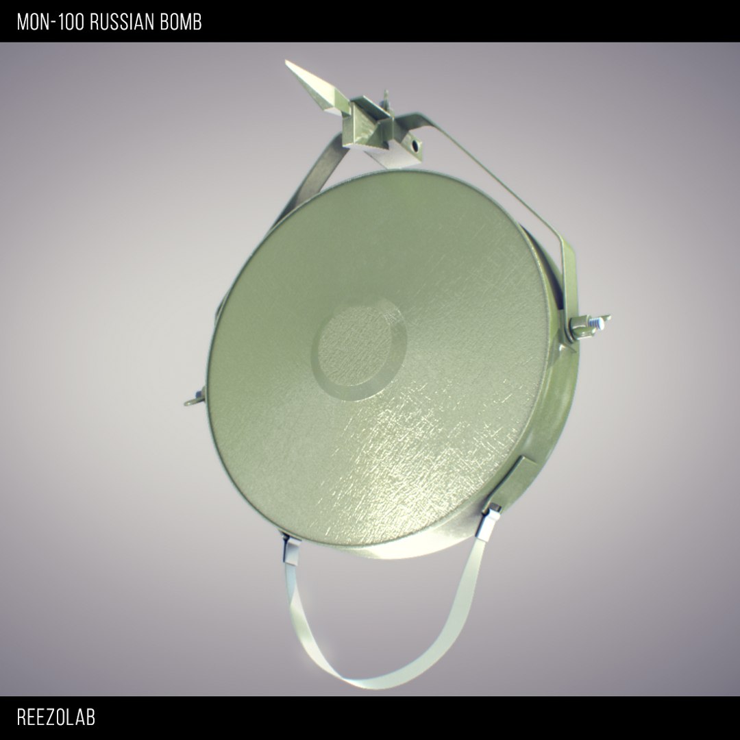 3d 100 Mon Bomb Model