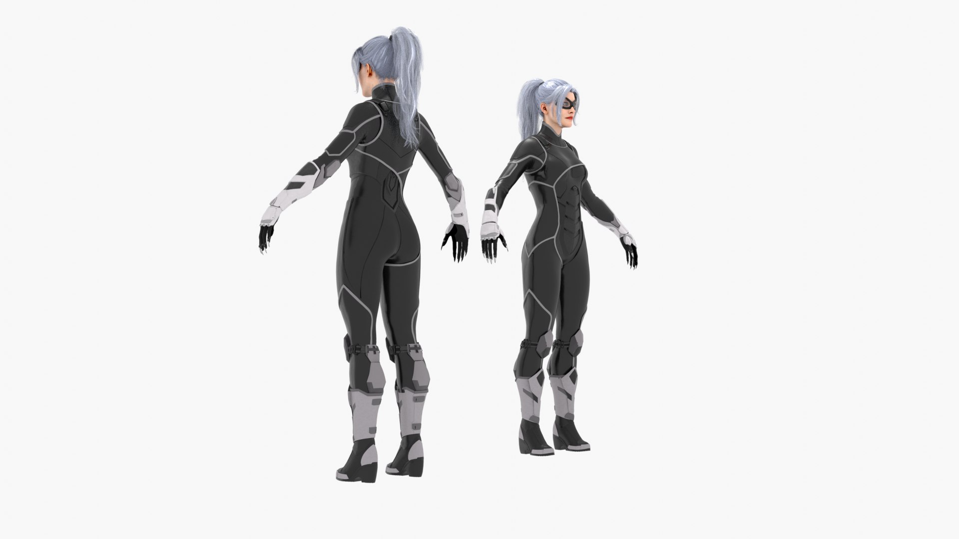 Black Cat Marvel Model - TurboSquid 2351991