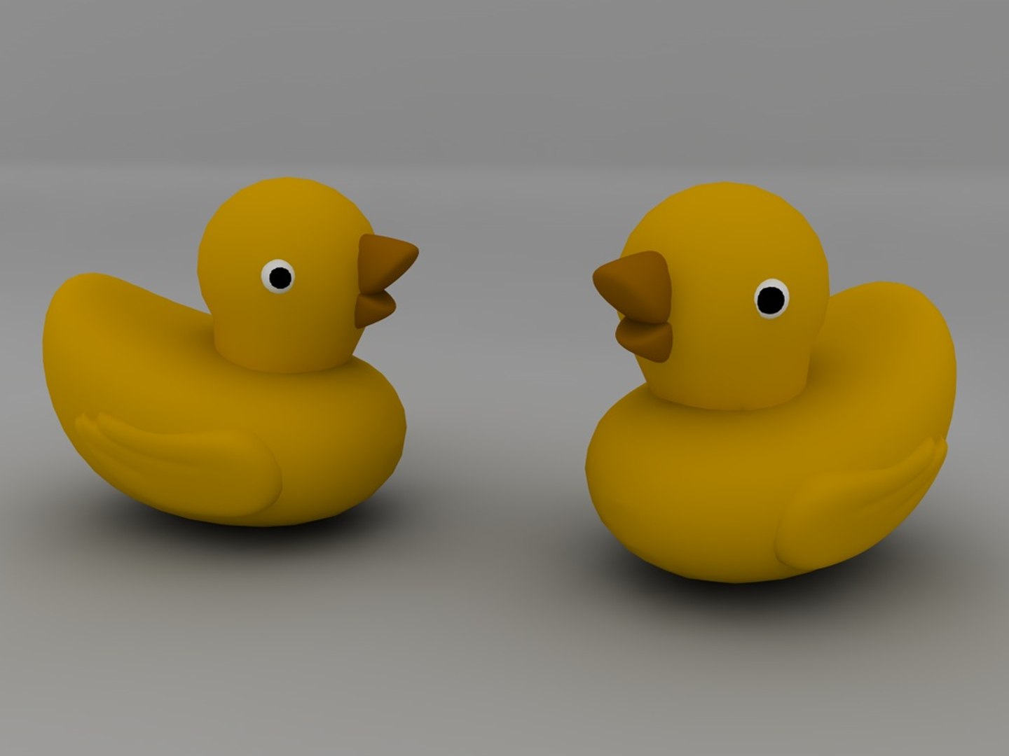 c4d yellow duck