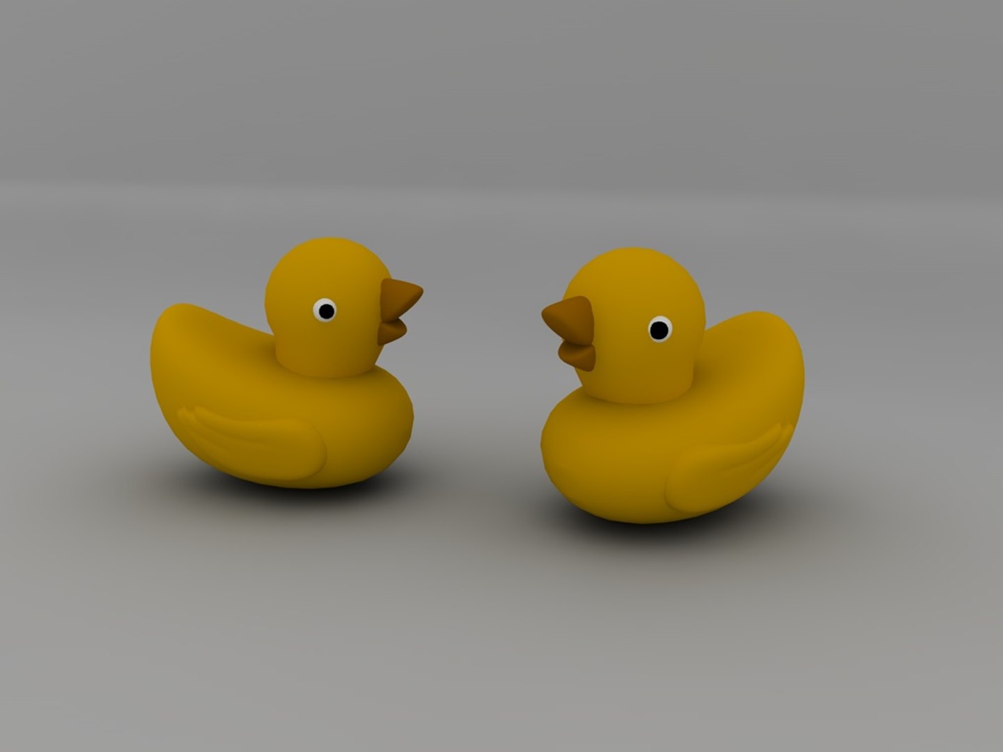 c4d yellow duck