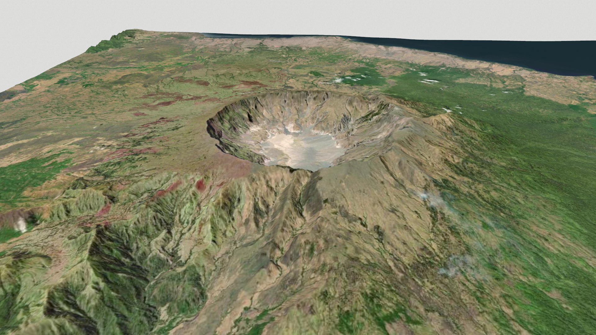 Mountain Landscape Tambora Volcano Indonesia 3D Model - TurboSquid 2047428