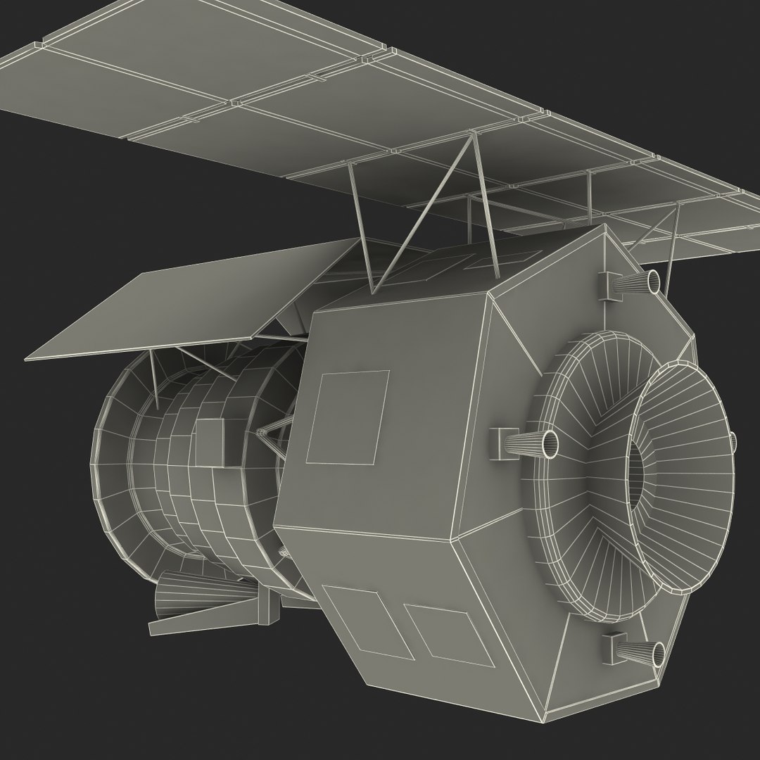 Akari Japan Astronomy Satellite 3d Model