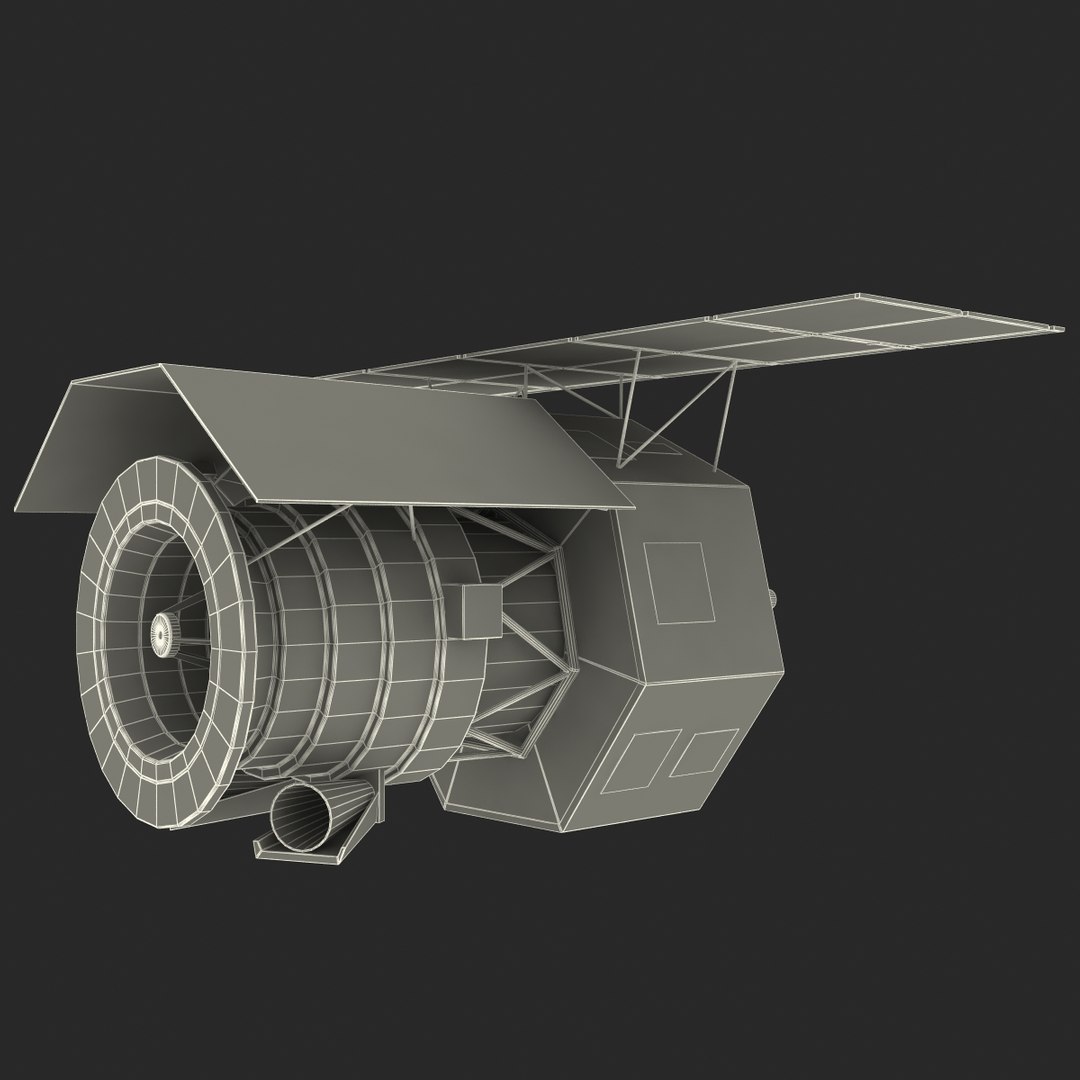 Akari Japan Astronomy Satellite 3d Model