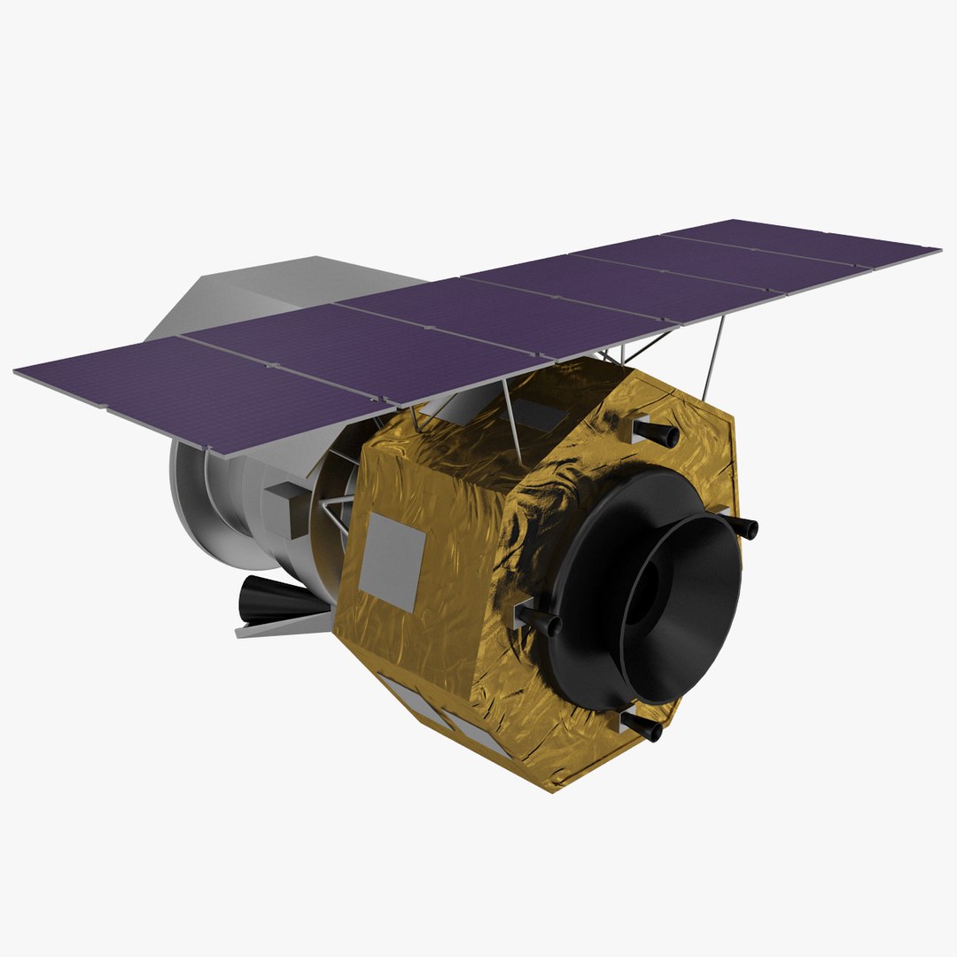 Akari Japan Astronomy Satellite 3d Model