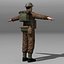 3d Model Of Soldier British Lee