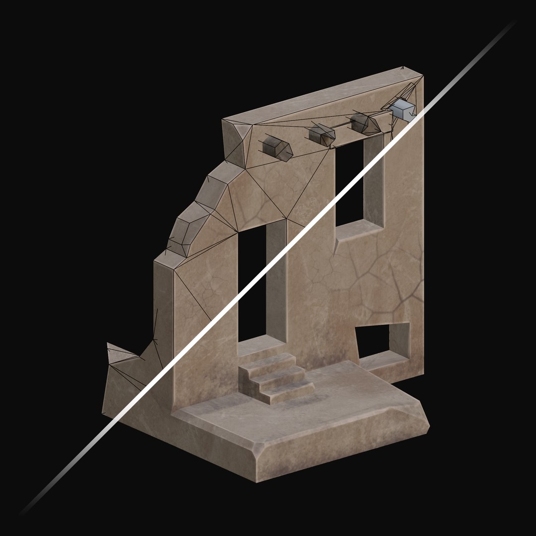 3D Desert Race Track - Stylized 3D Environment Optimized And Game Ready ...
