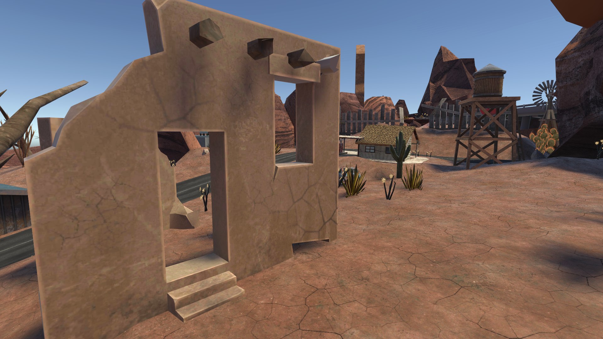 3D Desert Race Track - Stylized 3D Environment Optimized And Game Ready ...