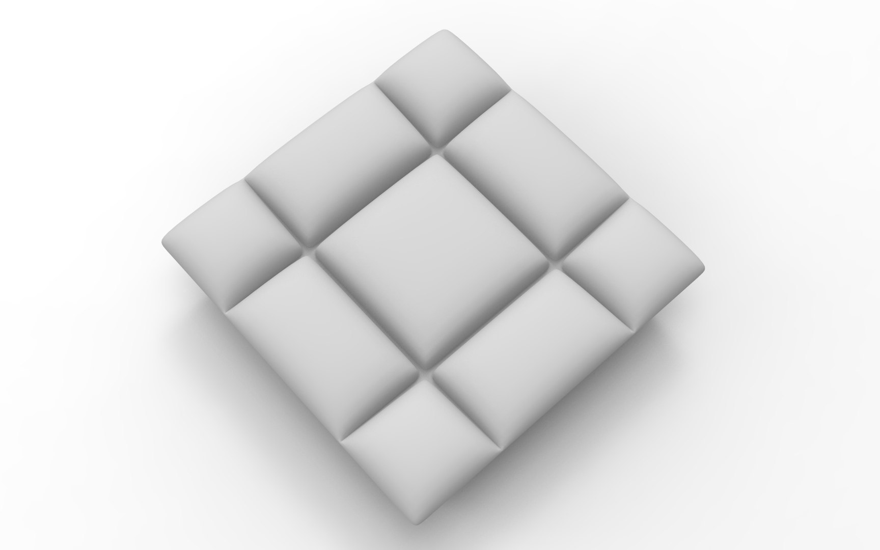 3D Kafka Pouf - TurboSquid 2005047