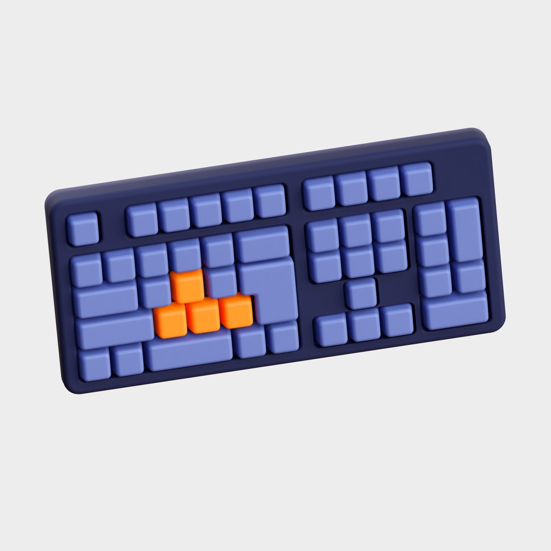 3D Keyboard Gaming 3D Illustration - TurboSquid 2232022