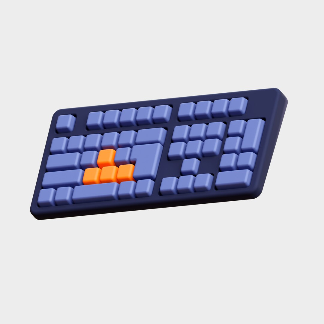 3D Keyboard Gaming 3D Illustration - TurboSquid 2232022