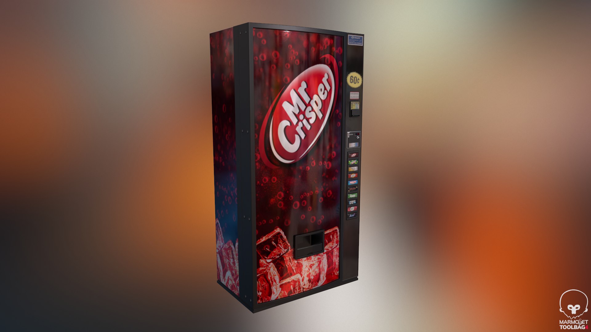 Vending Machine Mr Crisper 3D Model - TurboSquid 1959215