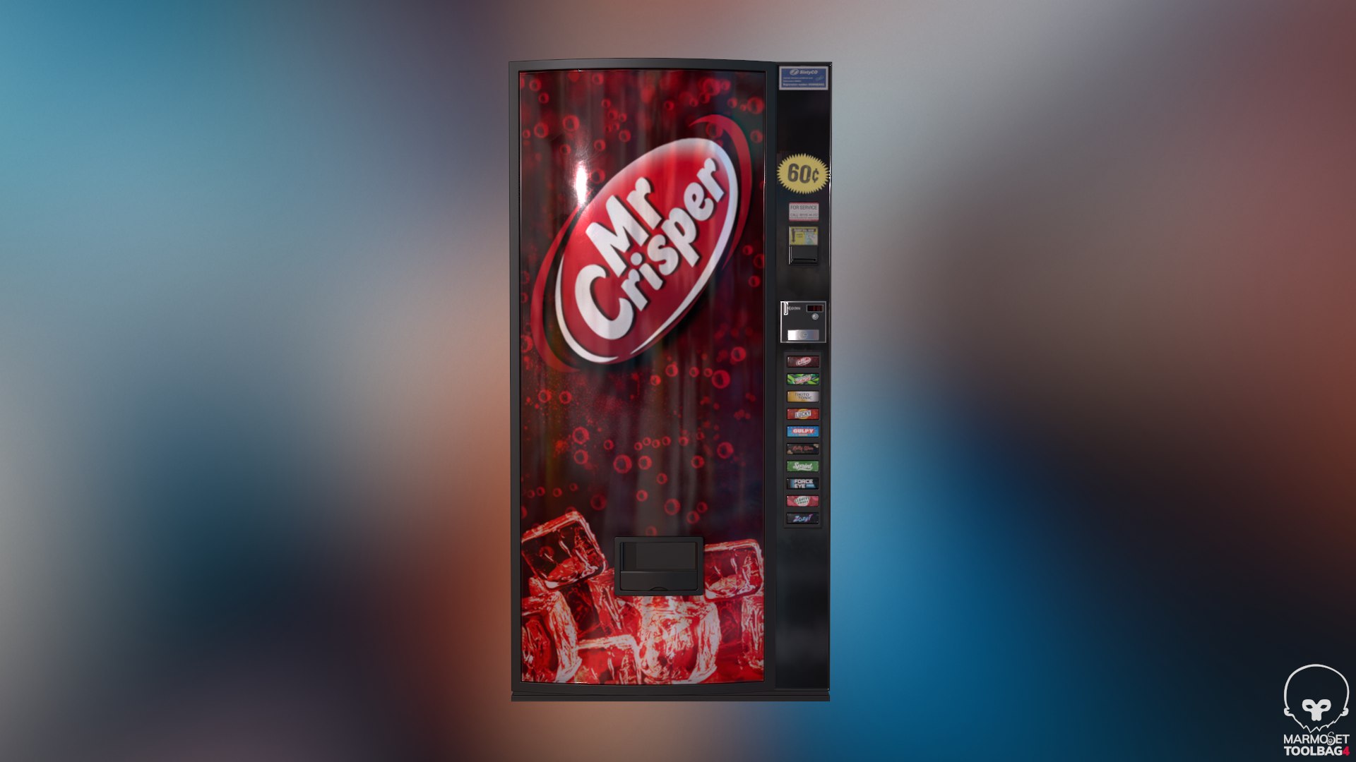 Vending Machine Mr Crisper 3D Model - TurboSquid 1959215
