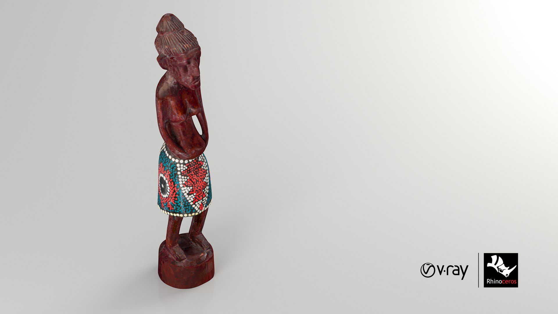 African Statue 3D Model - TurboSquid 2219197