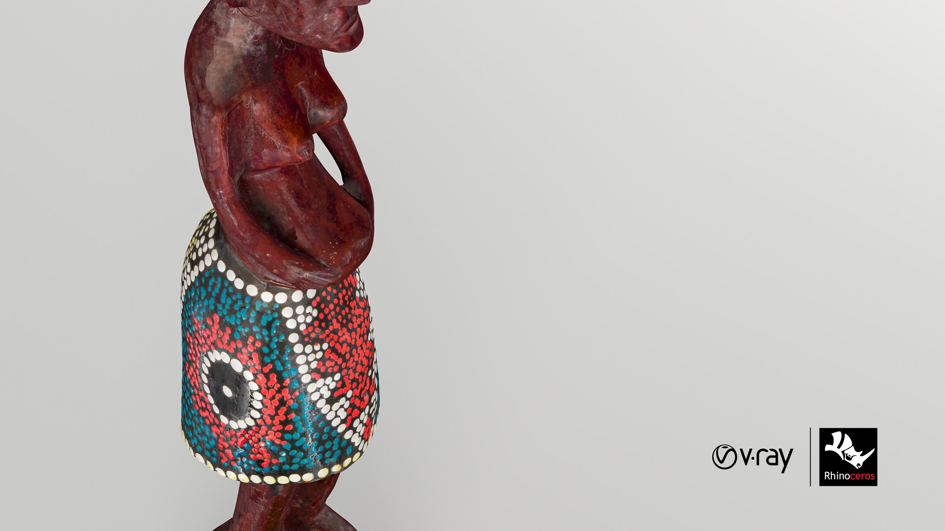 African Statue 3D Model - TurboSquid 2219197