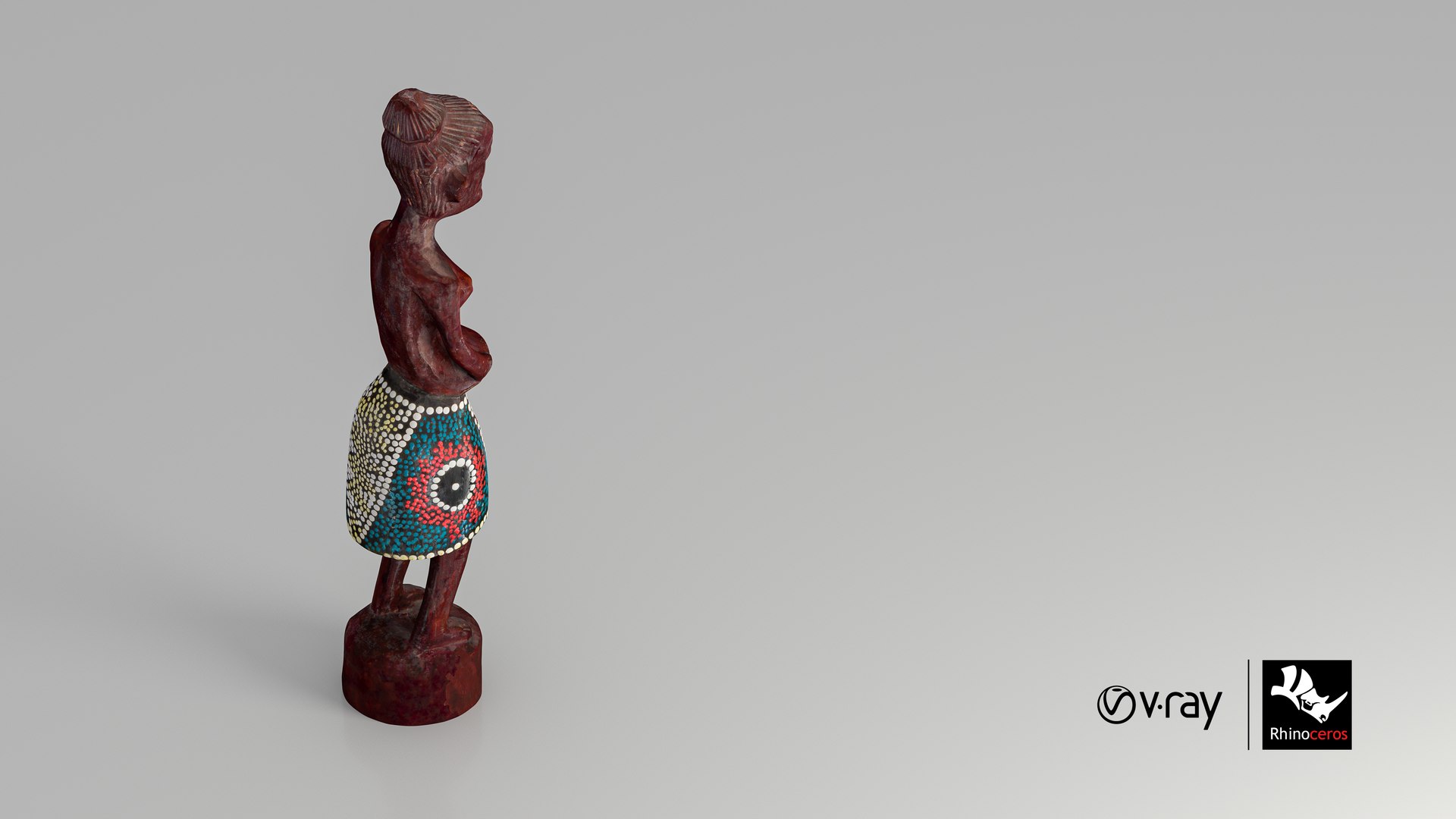 African Statue 3D Model - TurboSquid 2219197