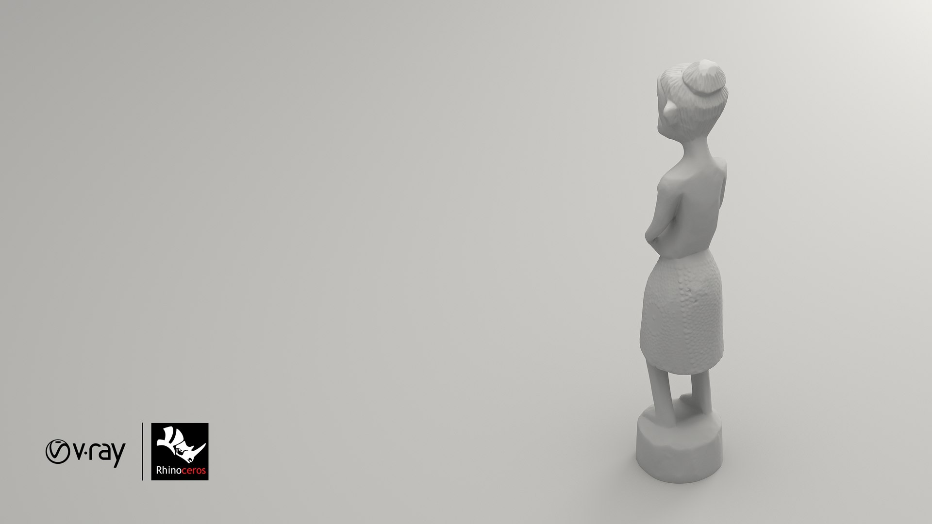 African Statue 3D Model - TurboSquid 2219197