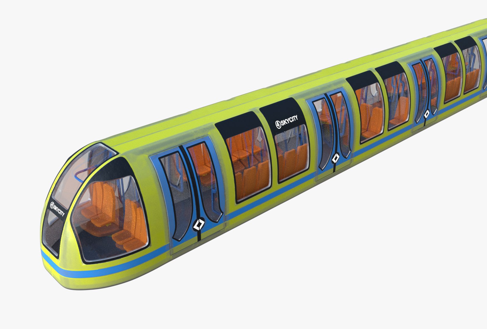 3D Subway Car Model - TurboSquid 1331697