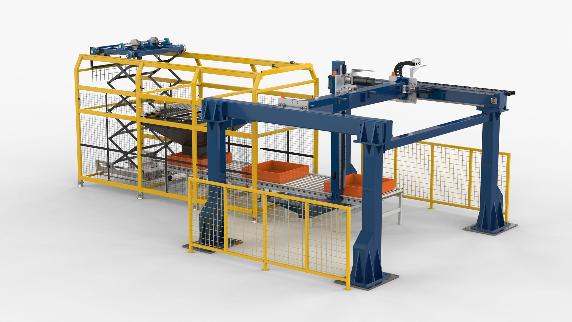 Gantry Truss Manipulator Handling And Unpacking 3D Model - TurboSquid ...