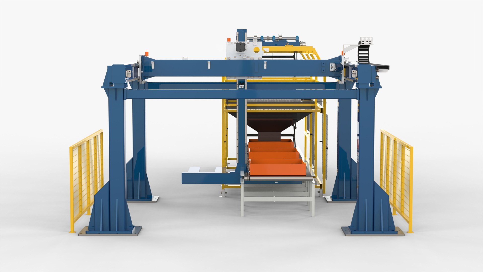 Gantry Truss Manipulator Handling And Unpacking 3D Model - TurboSquid 1960128