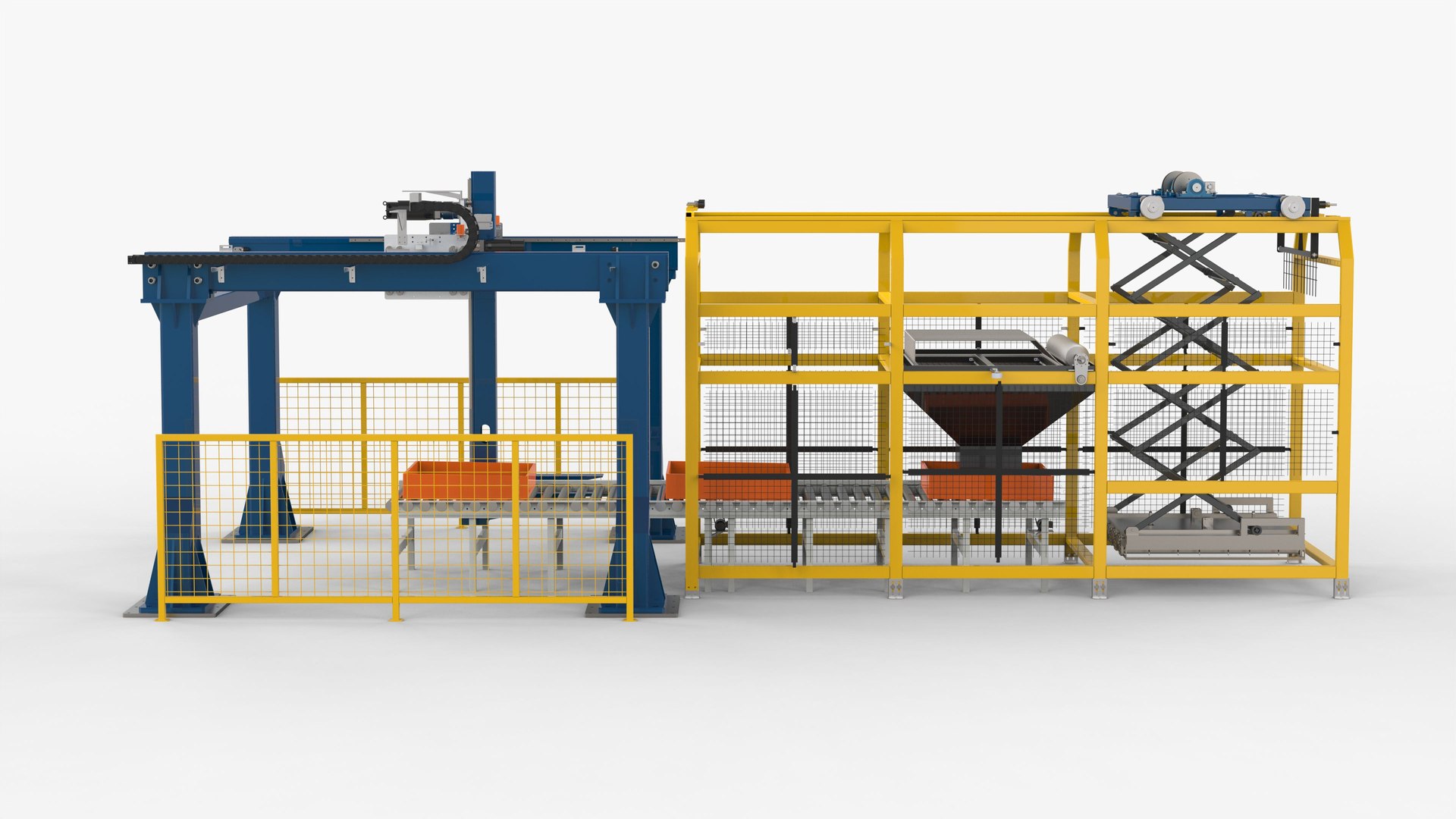 Gantry Truss Manipulator Handling And Unpacking 3D Model - TurboSquid ...
