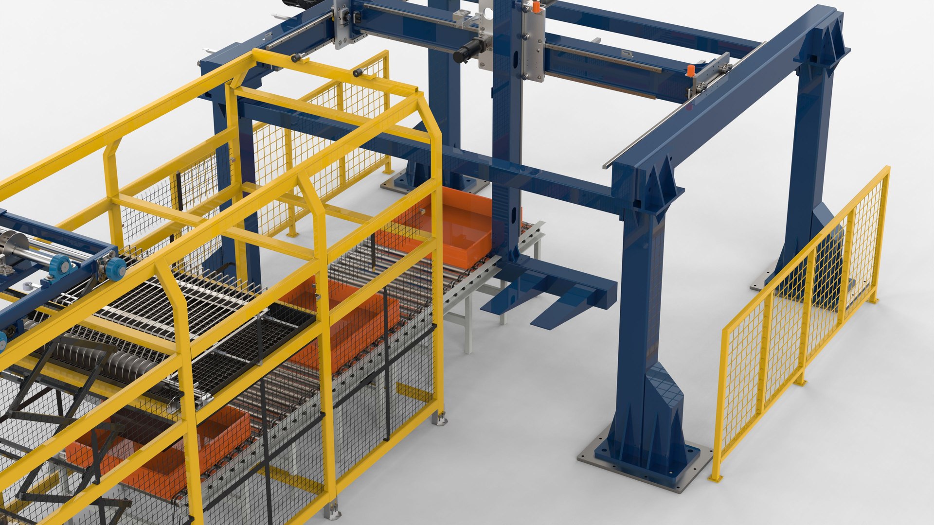 Gantry Truss Manipulator Handling And Unpacking 3D Model - TurboSquid ...