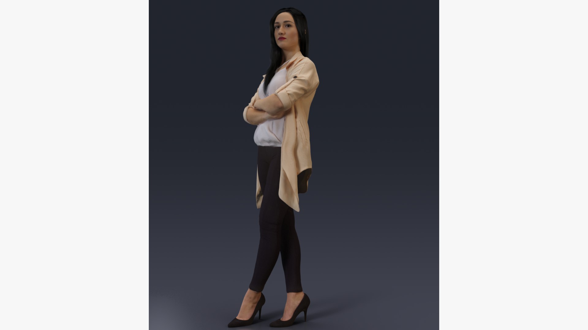 Woman Photogrammetry 3D Model - TurboSquid 1713403