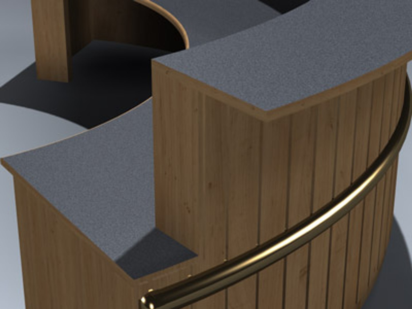 3d Max Desk Reception